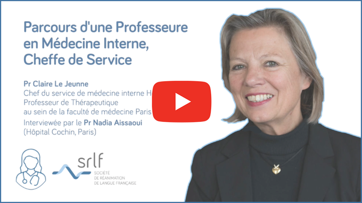 Parcours d'une Professeure en Médecine Interne, Cheffe de Service | SRLF
