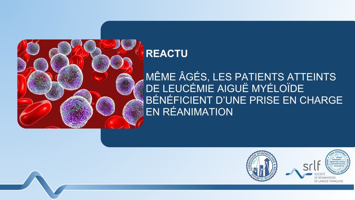 Même âgés, les patients atteints de leucémie aiguë myéloïde bénéficient ...