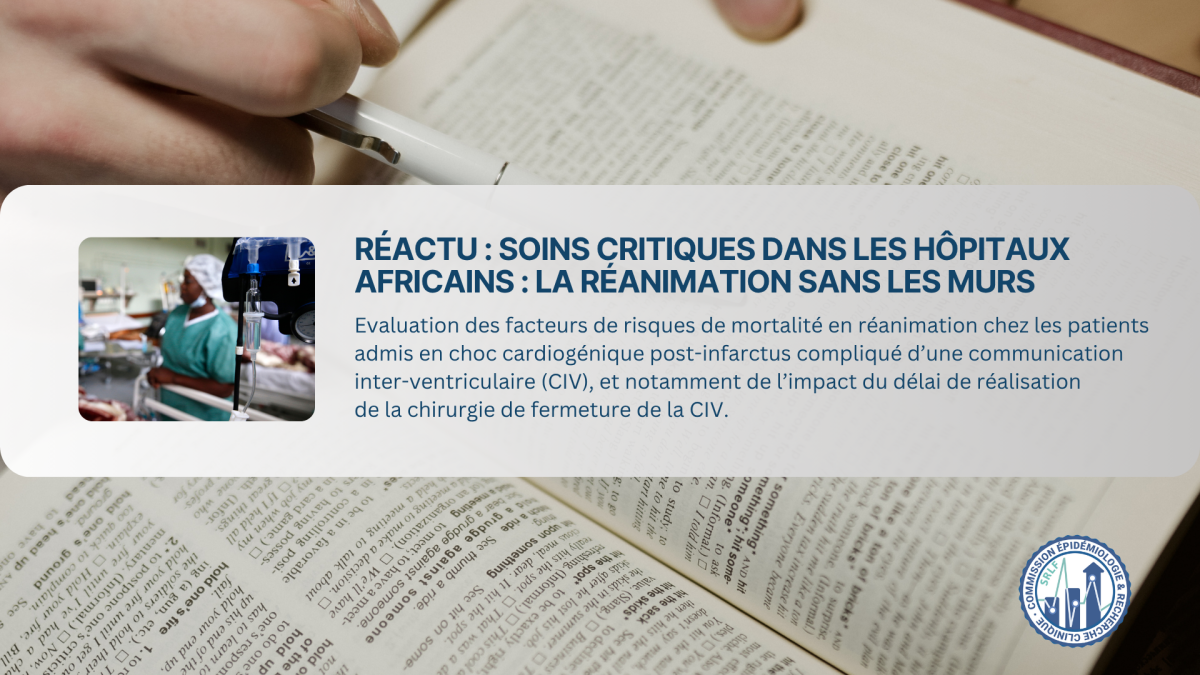 Soins critiques dans les hôpitaux africains : la réanimation sans les ...